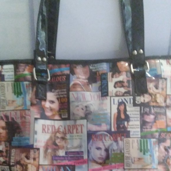 Bags | Graphic Magazine Tote Bag | Poshmark